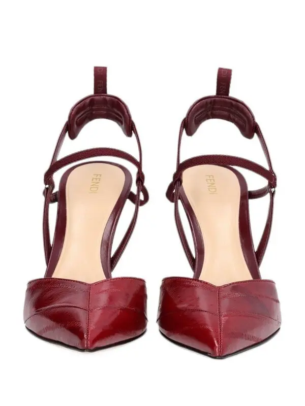 Fendi Very Colibrì Slingback High Heel Shoes - Multicolor