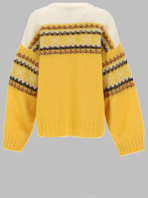 GANNI Alpaca Wool Blend Sweater