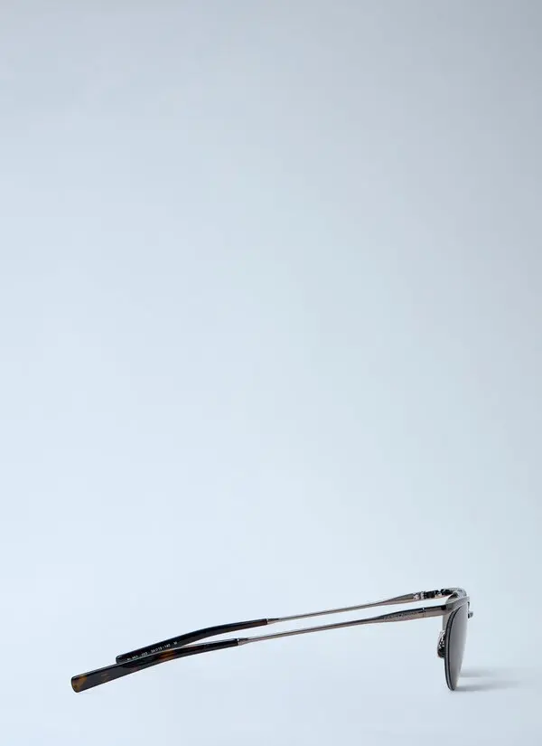 Saint Laurent Sl 862 Oval Frame Sunglasses - Brown