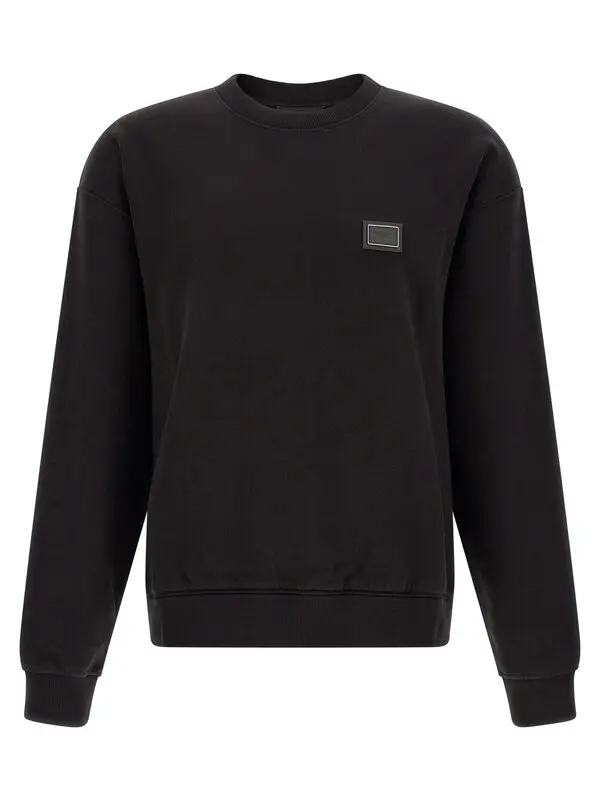 Dolce & Gabbana Logo Plaque Sweatshirt - Black