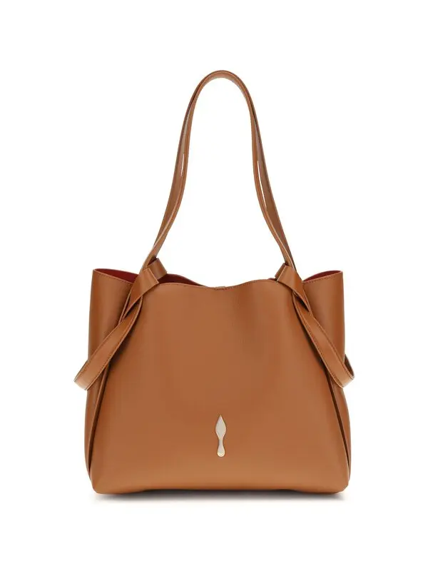 CHRISTIAN LOUBOUTIN Small Bettina Tote Bag - Brown