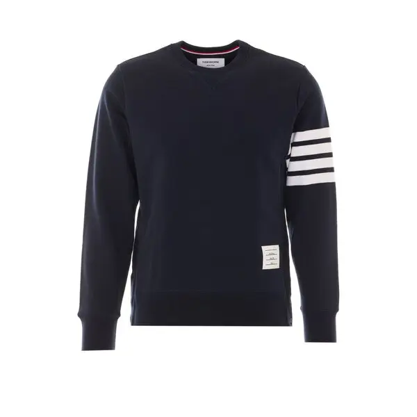 Thom Browne Sweatshirt With Engineered Bar