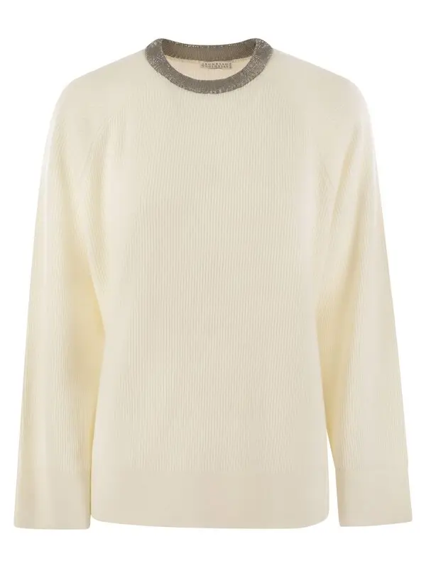 Brunello Cucinelli Ribbed Cashmere Sweater