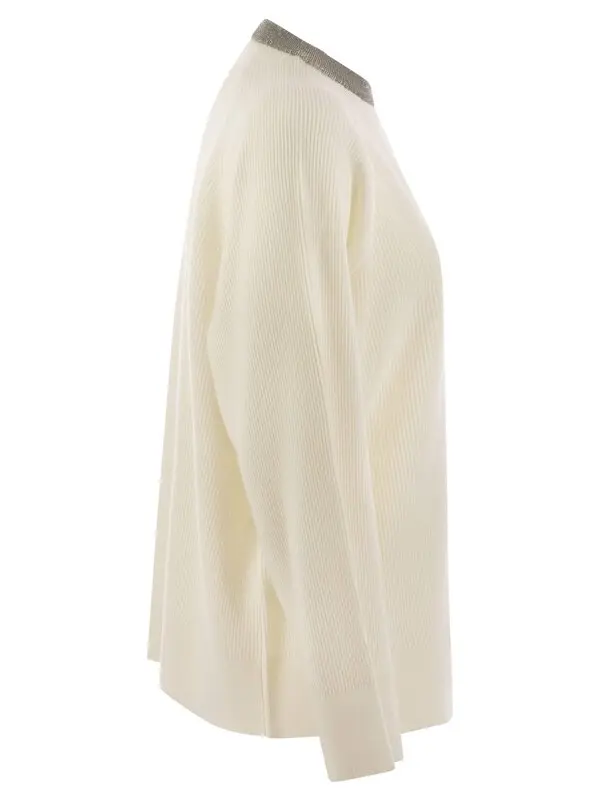 Brunello Cucinelli Ribbed Cashmere Sweater