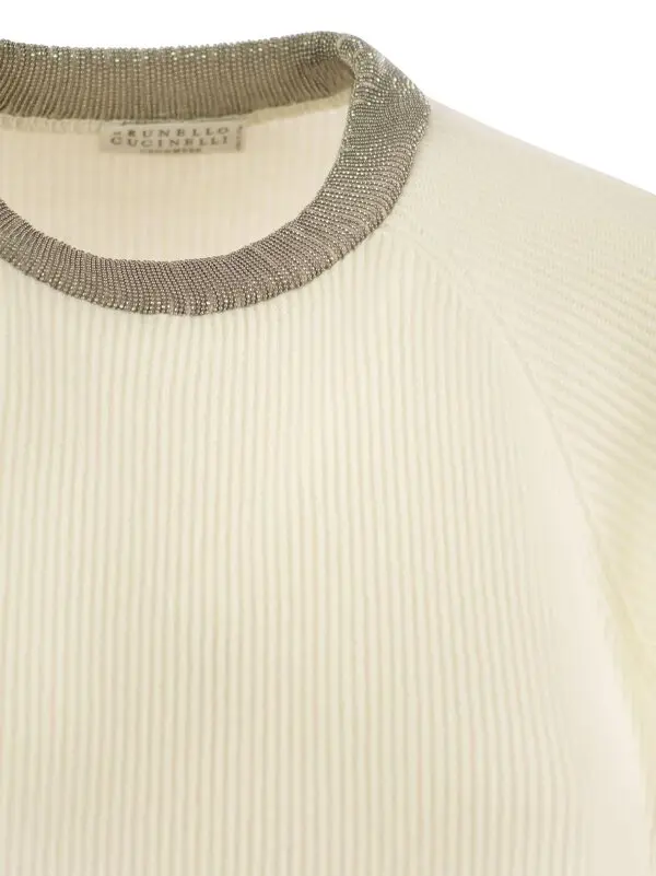 Brunello Cucinelli Ribbed Cashmere Sweater