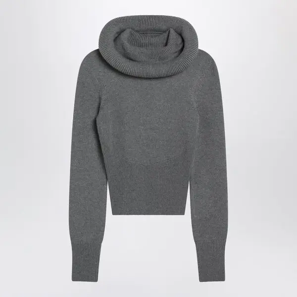 Alaïa Wool Hoodie - Gray