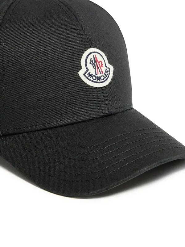 Moncler Cotton Gabardine Baseball Cap