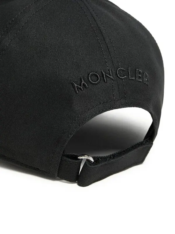 Moncler Cotton Gabardine Baseball Cap