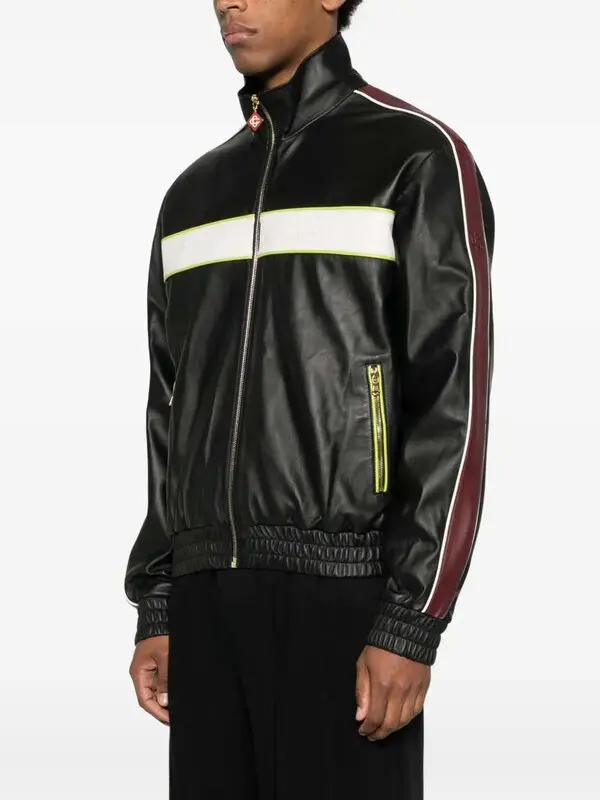 Casablanca Striped Zip-up Jacket
