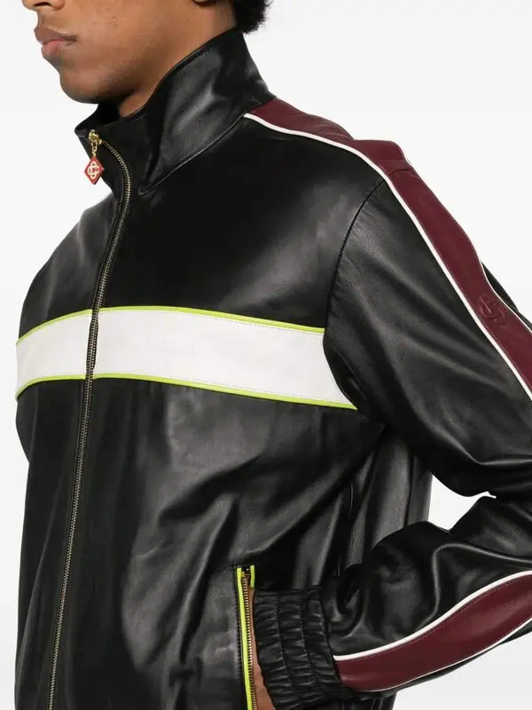 Casablanca Striped Zip-up Jacket