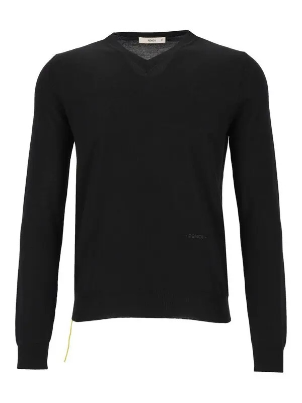 Fendi Merino Wool Sweater - Black