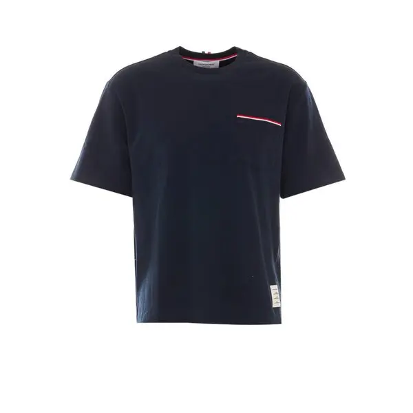 Thom Browne Stripe Logo Oversize T-shirt