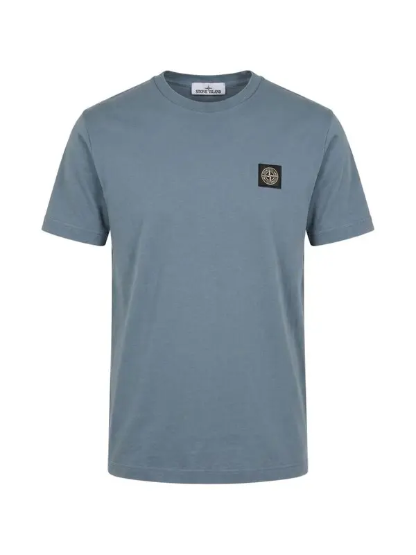 Stone Island Logo Cotton T-shirt - Multicolor