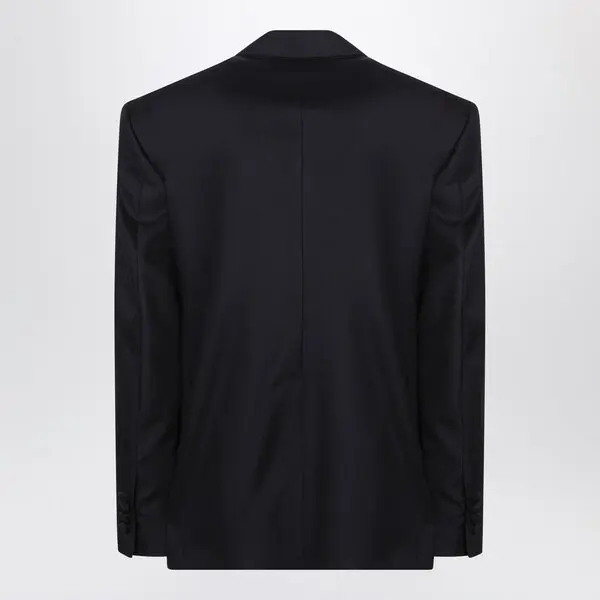 Dolce & Gabbana Dark Navy Wool Single-breasted Jacket