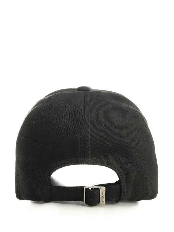 Saint Laurent Cassandre Baseball Cap - Black