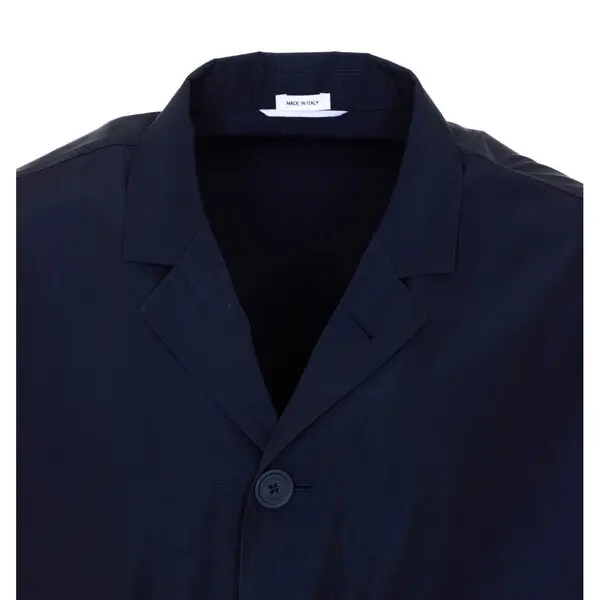 Thom Browne Light Memory Tech Packable Sportcoat With Logo Print