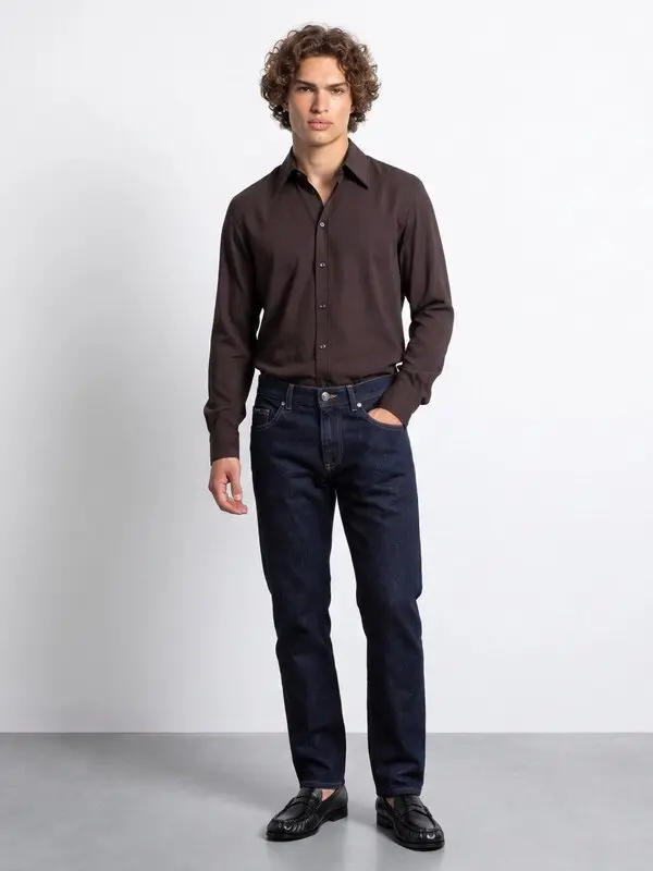Dolce & Gabbana Shirt In Silk Crêpe De Chine