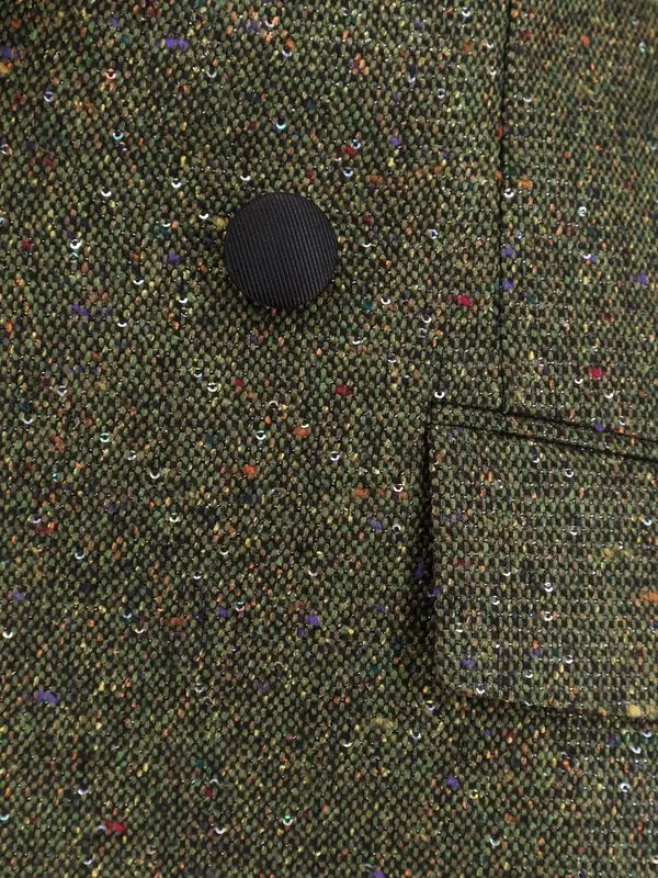 Dior Fitted Tweed Blazer - Multicolor