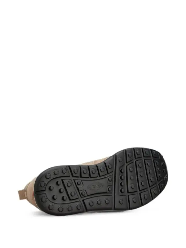 TOD'S Leather And Knit Sneakers - Multicolor