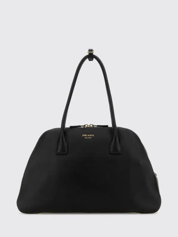 Prada Leather Shoulder Bag - Black