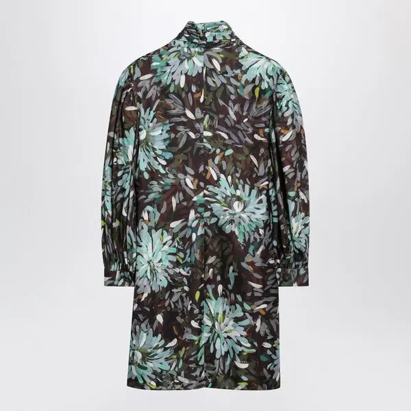 Gucci Printed Silk Twill Dress