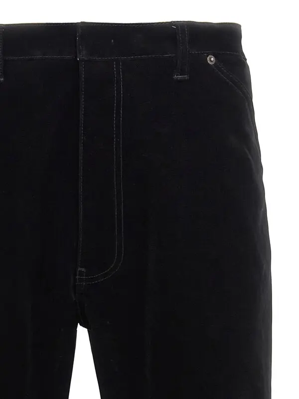 Prada Velvet Straight Leg Pants
