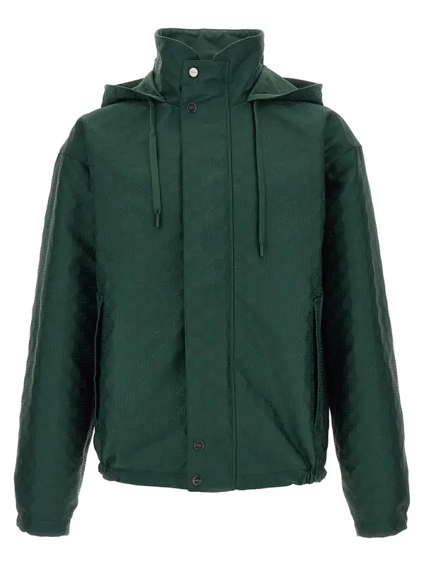 Gucci Reversible Ripstop Cotton Jacket - Green