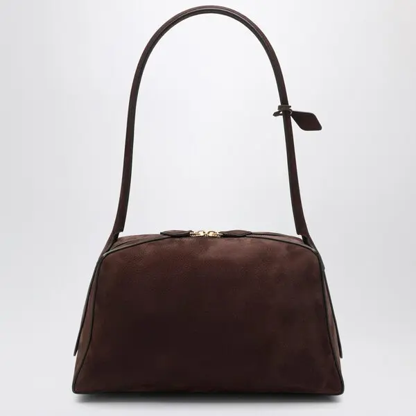 Alaïa Le Bouledogue Bag In Nubuck - Brown