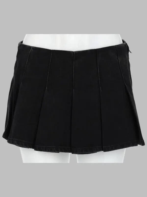 DIESEL® Pleated Denim Skort