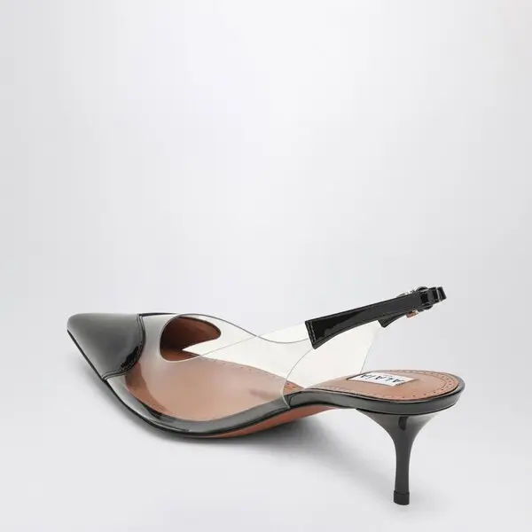Alaïa Patent Leather Slingback Pumps - Black