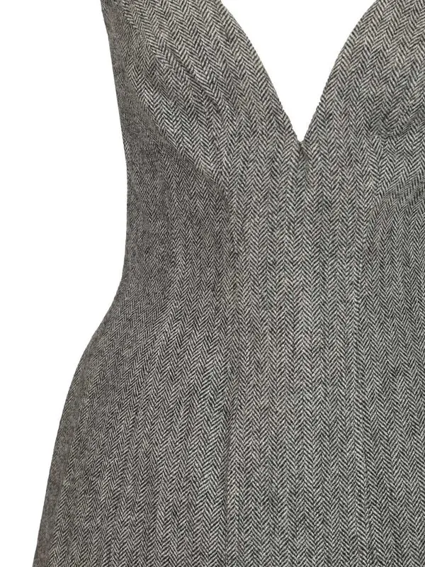 SELF-PORTRAIT Wool Mini Dress