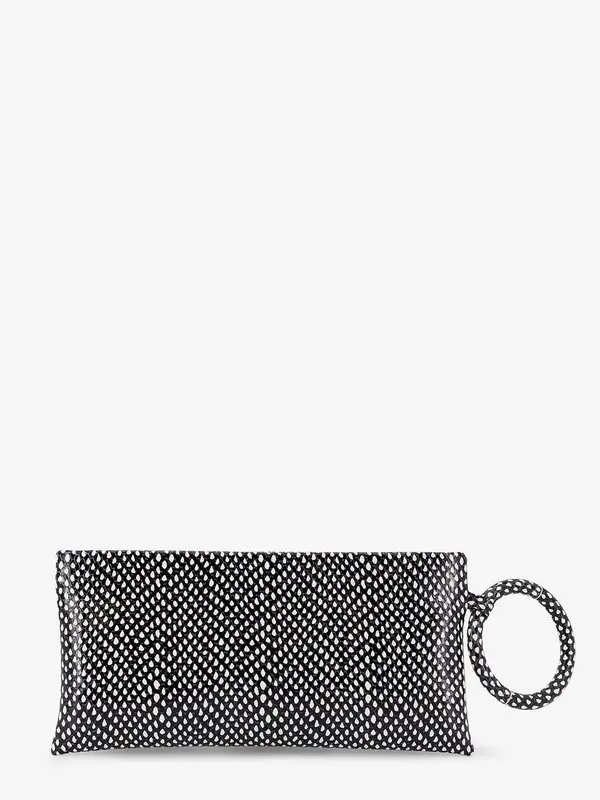 TOM FORD Aura Leather Clutch Bag With Snake Motif - Multicolor