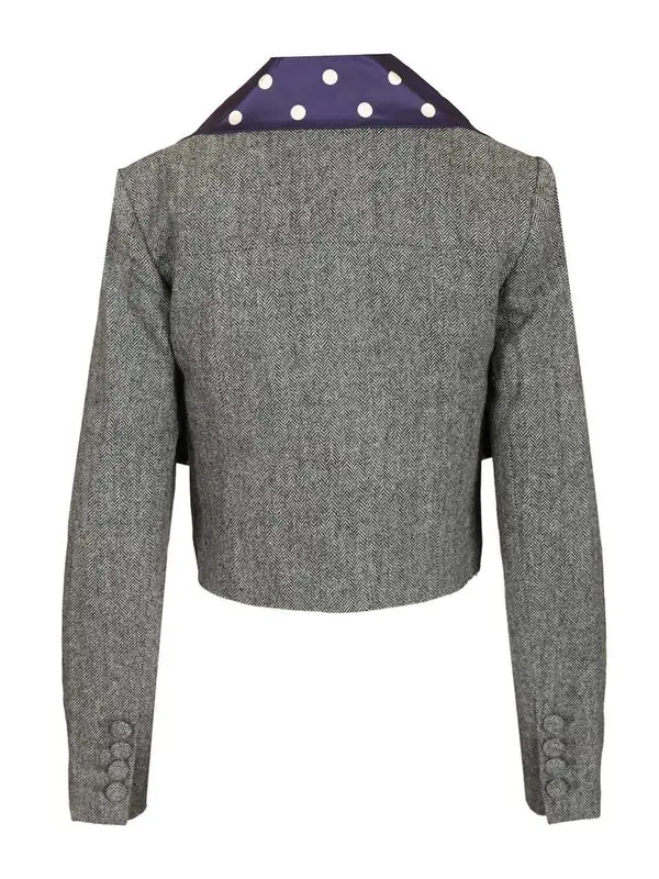 SELF-PORTRAIT Herringbone Jacket