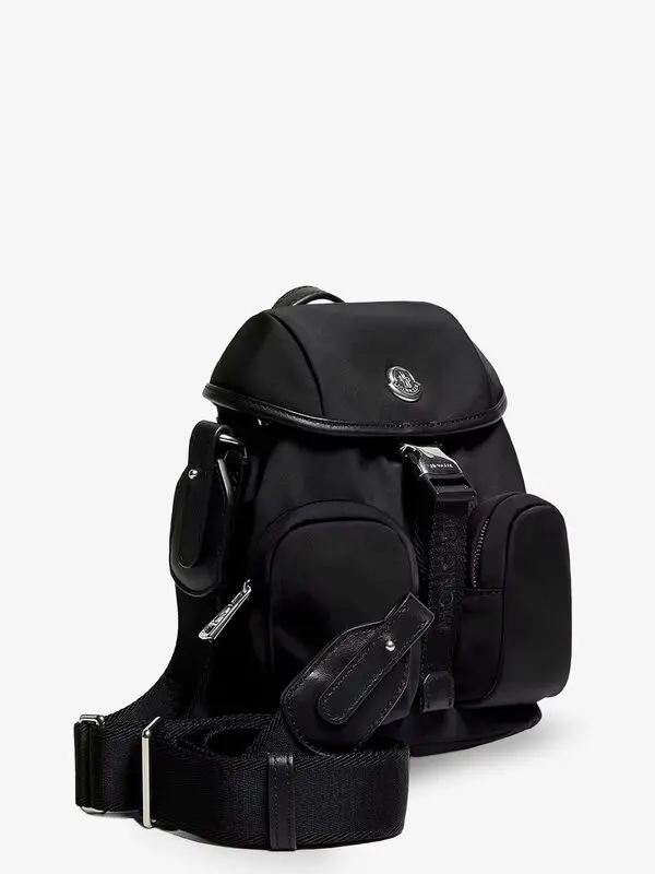 Moncler Trick Nylon Crossbody Bag With Logo Patch - Multicolor