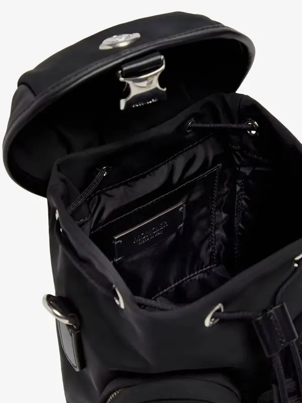 Moncler Trick Nylon Crossbody Bag With Logo Patch - Multicolor