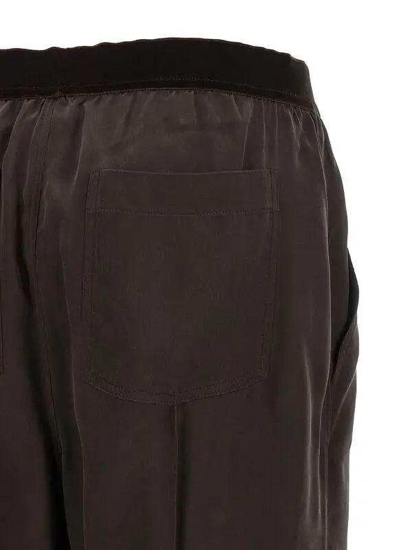 TOM FORD Silk Pants - Brown