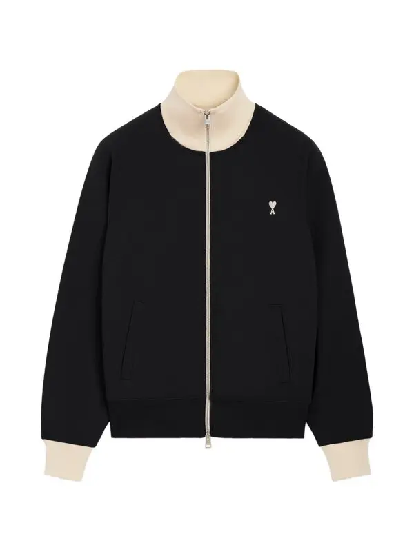 AMI Paris De Coeur Zipped Sweatshirt