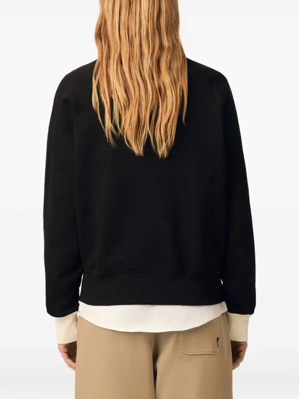 AMI Paris De Coeur Zipped Sweatshirt