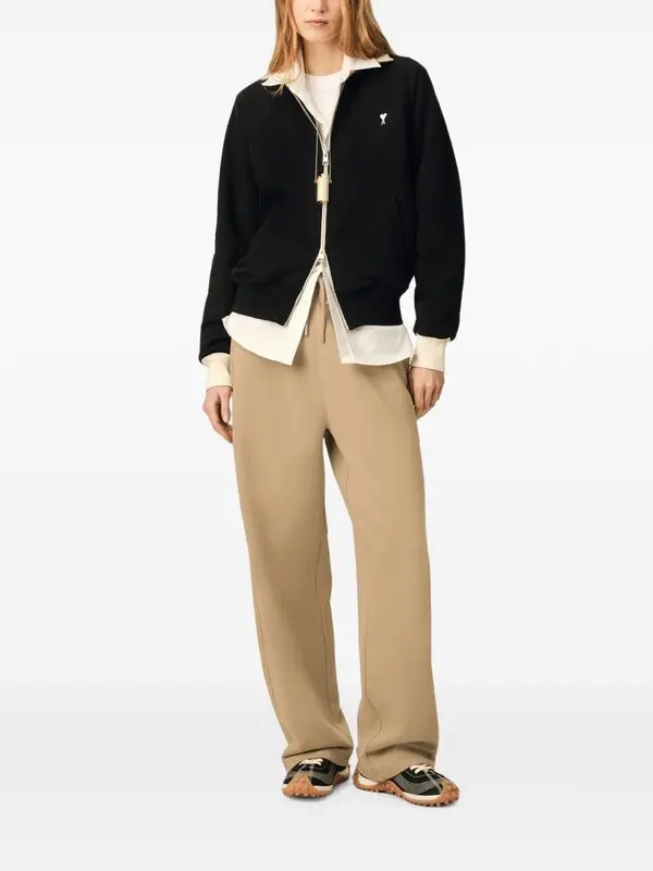 AMI Paris De Coeur Zipped Sweatshirt