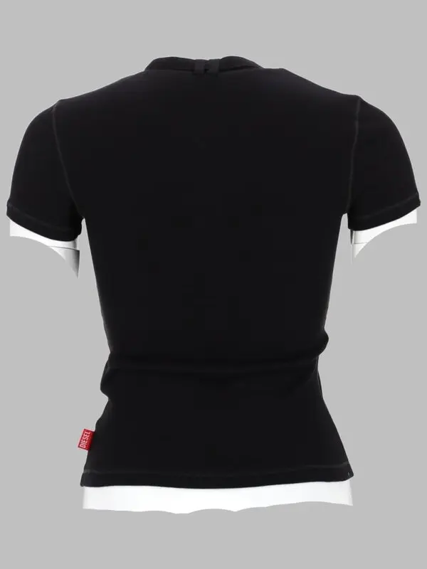 DIESEL® Top In Jersey T-iaras - Black