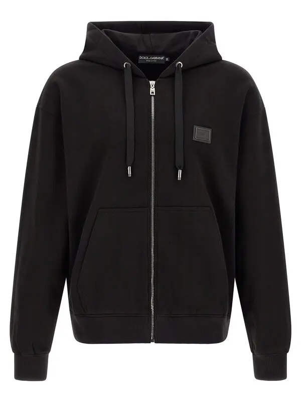 Dolce & Gabbana Logo Plaque Hoodie