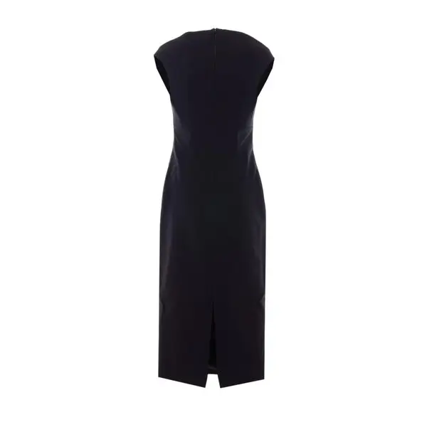 Solace London Monica Midi Dress - Black