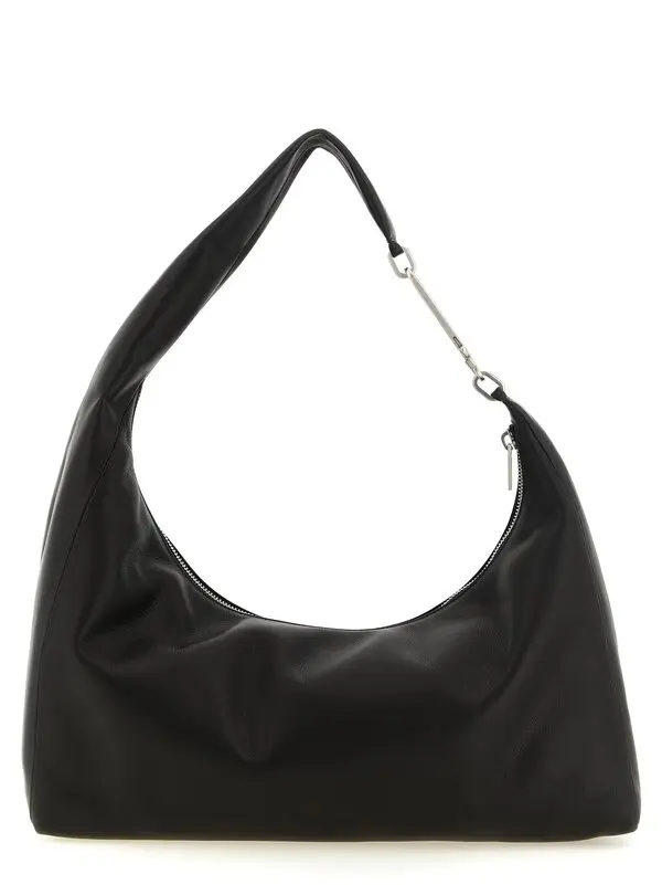 Rick Owens Cropped Gemini' Shoulder Bag - Black