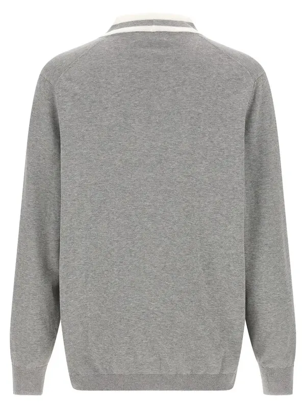 Brunello Cucinelli Heraldic Logo Cardigan