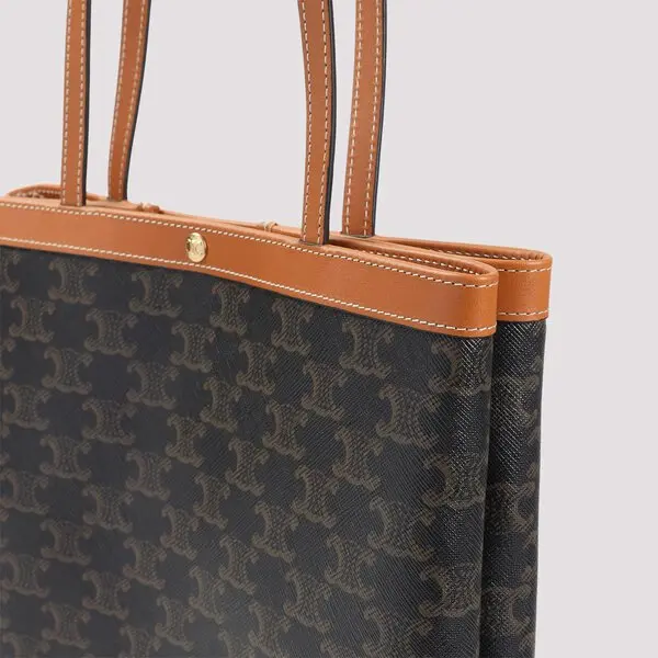 Celine Triomphe Textile Shopper Handbag - Multicolor
