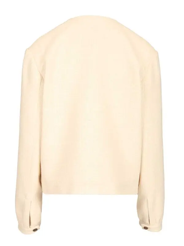 BLAZÉ MILANO Missy Gliss Bolero Jacket - White