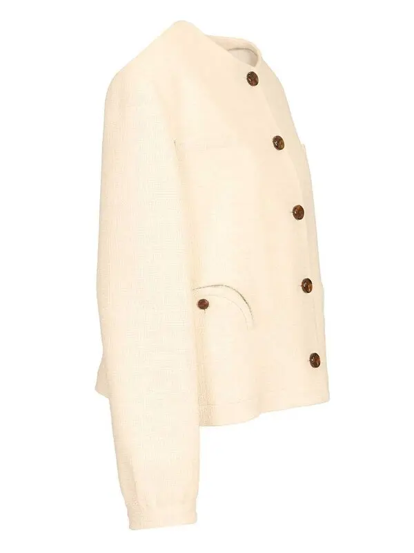 BLAZÉ MILANO Missy Gliss Bolero Jacket - White