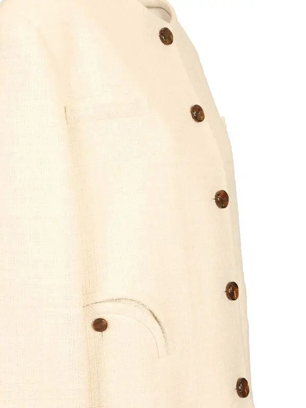 BLAZÉ MILANO Missy Gliss Bolero Jacket - White