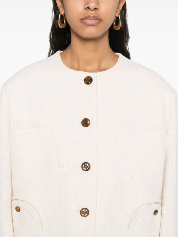 BLAZÉ MILANO Missy Gliss Bolero Jacket - White