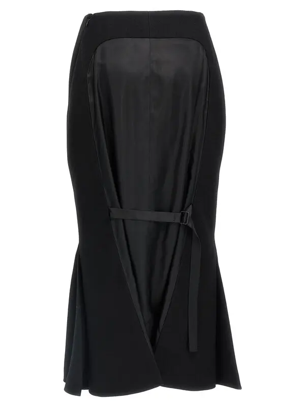 Prada Stuoia Old Wool Skirt